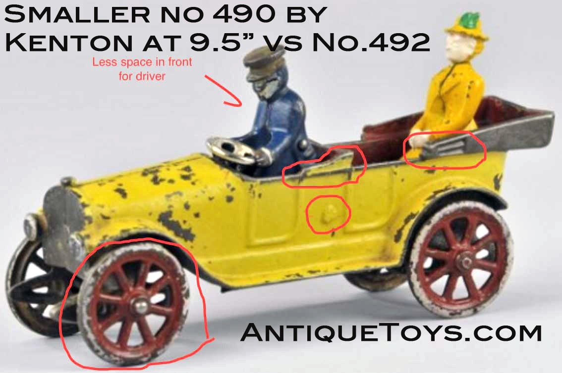 Kenton Large Cast Iron Open Air Touring Car *SOLD* – AntiqueToys.com ...