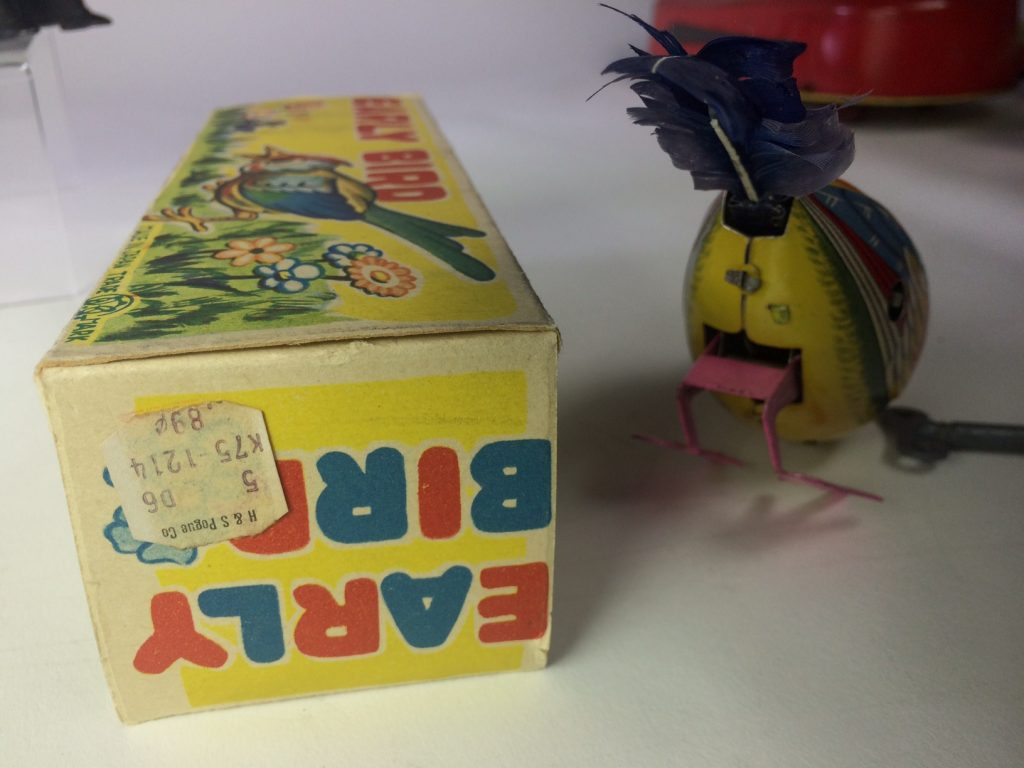 Nikko Gangu Kogyo ca.1950s Tin Lithographed Windup Bird in Box *SOLD ...