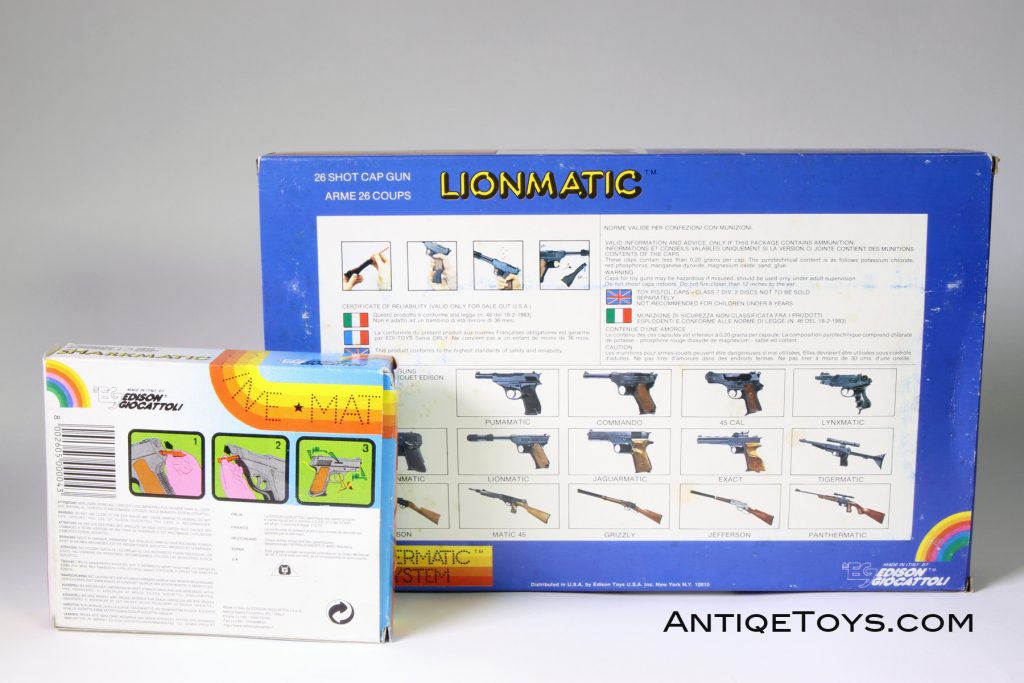 Edison Giocattoli Cap Guns, Supermatic *SOLD* – AntiqueToys.com ...
