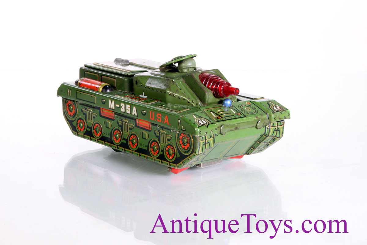 Yonezawa M-35A Tin Tank *SOLD* - AntiqueToys.com - Antique Toys for Sale