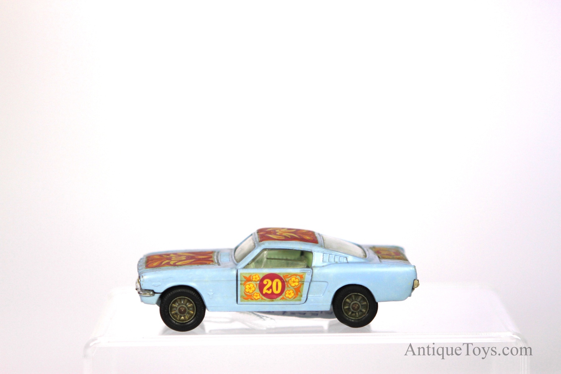Corgi Mustang Flower Power *SOLD* - AntiqueToys.com - Antique Toys for Sale