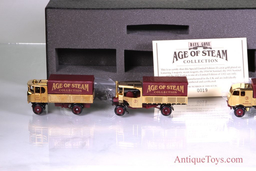 Lledo Steam Trucks and Rolls-Royce Gold Sets *SOLD* – AntiqueToys.com ...
