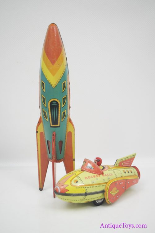 1950s Modern Toys Friction X-5 Space Ship Rocket *SOLD* – AntiqueToys ...