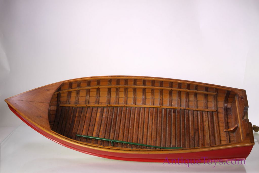 XL Wooden hand made Rowboat Toy *SOLD* - AntiqueToys.com - Antique Toys ...