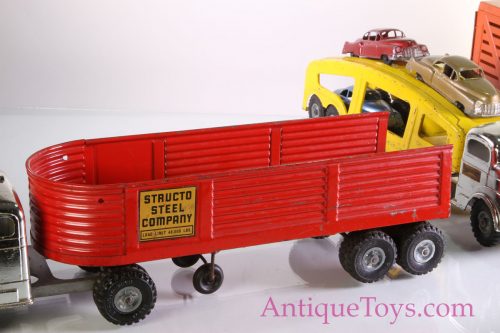 Structo Twin Tractor, Four Trailer with Auto Hauler Set *SOLD ...