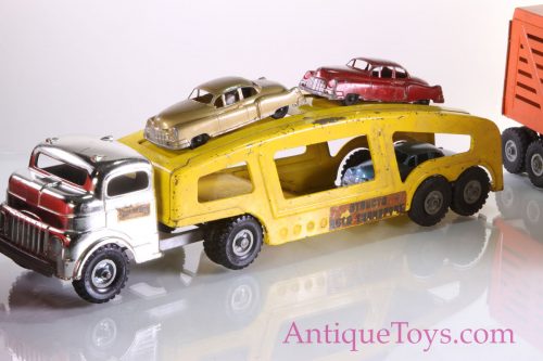 Structo Twin Tractor, Four Trailer with Auto Hauler Set *SOLD ...