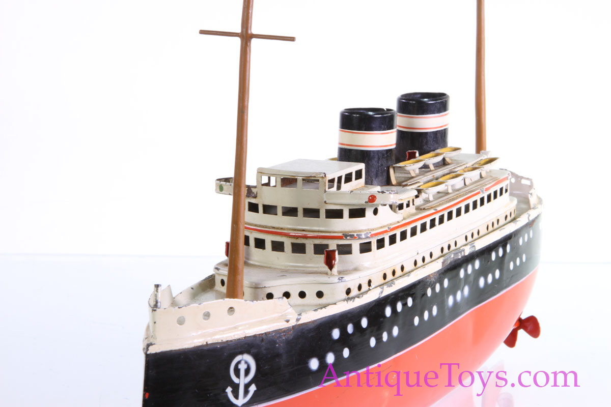 Arnold Tin Windup Ship – A Bigger One! *SOLD* – AntiqueToys.com ...