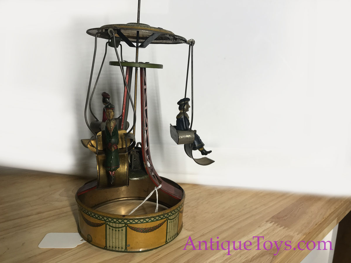 Muller & Kededer M&K Tin Merry-Go-Round Windup with Children Old Toy ...