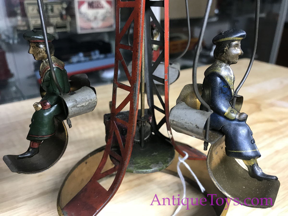 Muller & Kededer M&K Tin Merry-Go-Round Windup with Children Old Toy ...