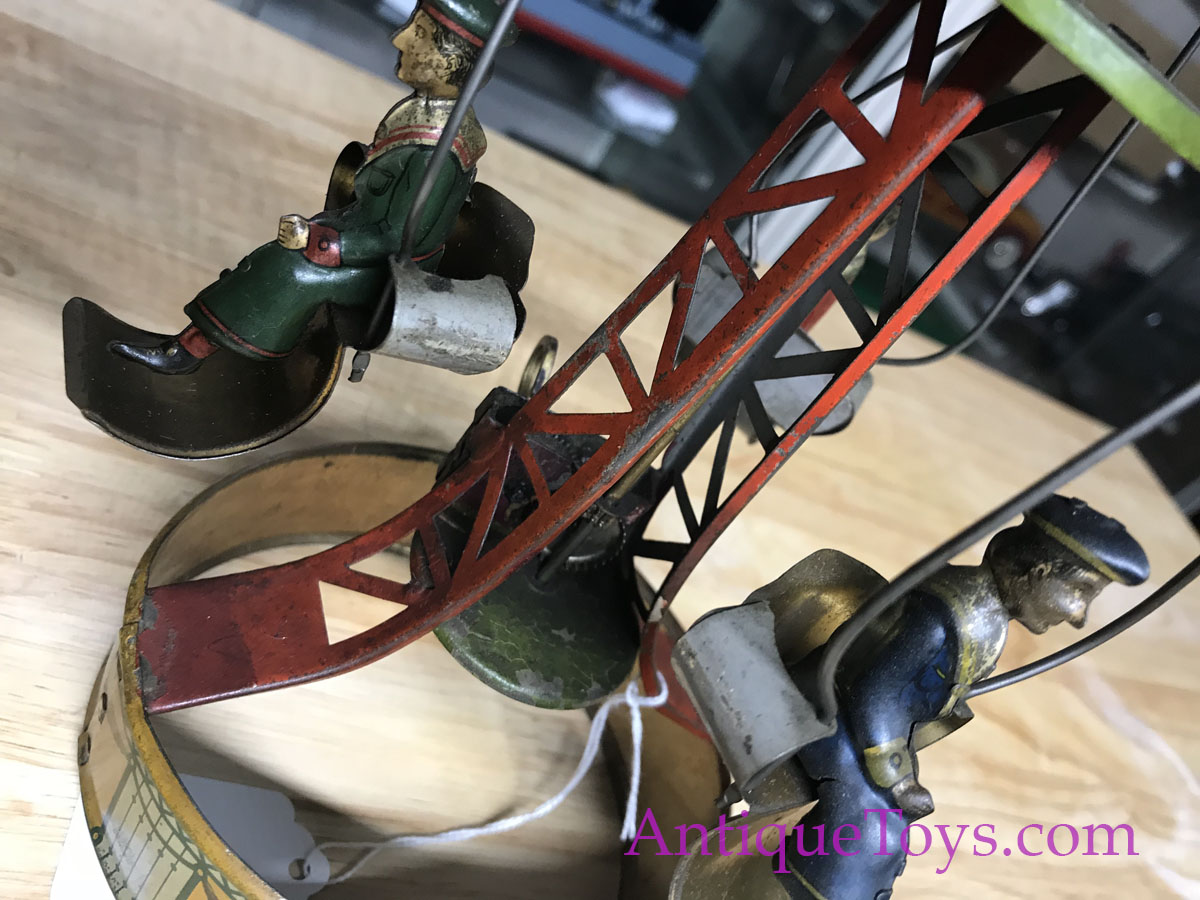 Muller & Kededer M&K Tin Merry-Go-Round Windup with Children Old Toy ...