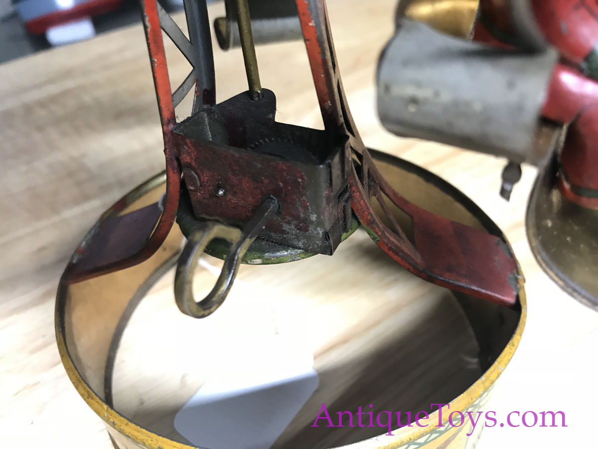 Muller & Kededer M&K Tin Merry-Go-Round Windup with Children Old Toy ...