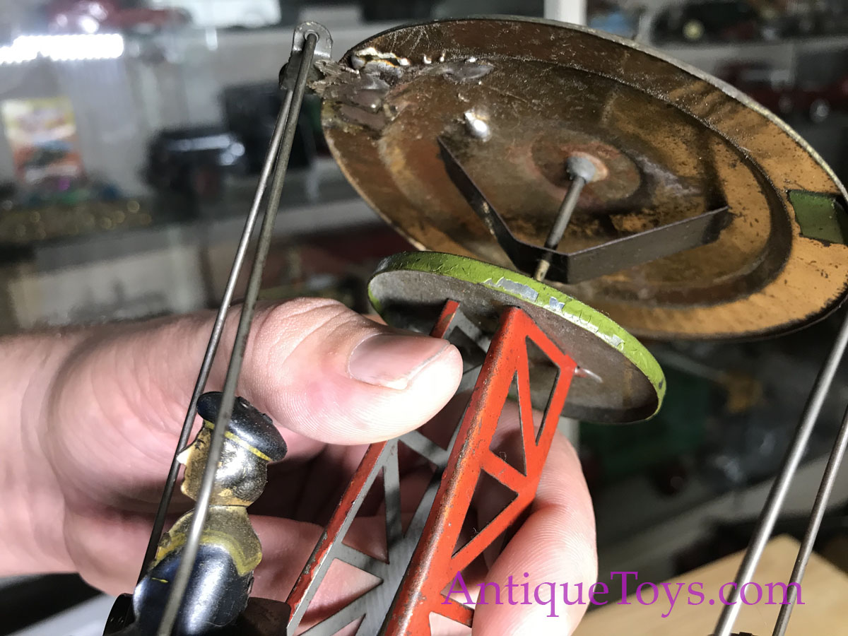 Muller & Kededer M&K Tin Merry-Go-Round Windup with Children Old Toy ...