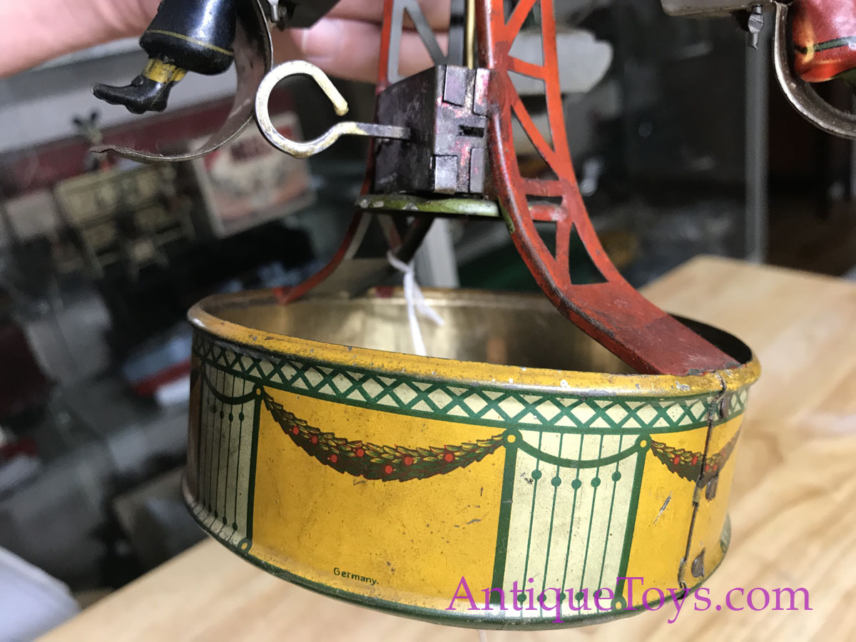 Muller & Kededer M&K Tin Merry-Go-Round Windup with Children Old Toy ...