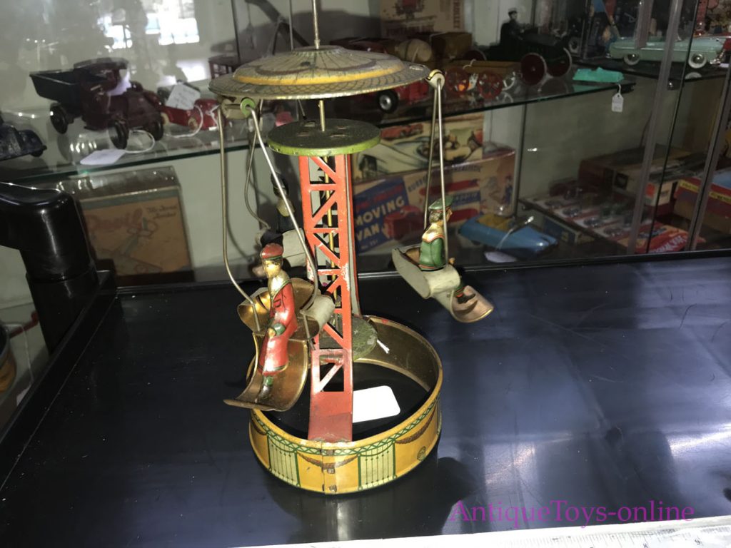 M&K Carousel Tin Windup Toy from Germany Old Toy *SOLD* – AntiqueToys ...
