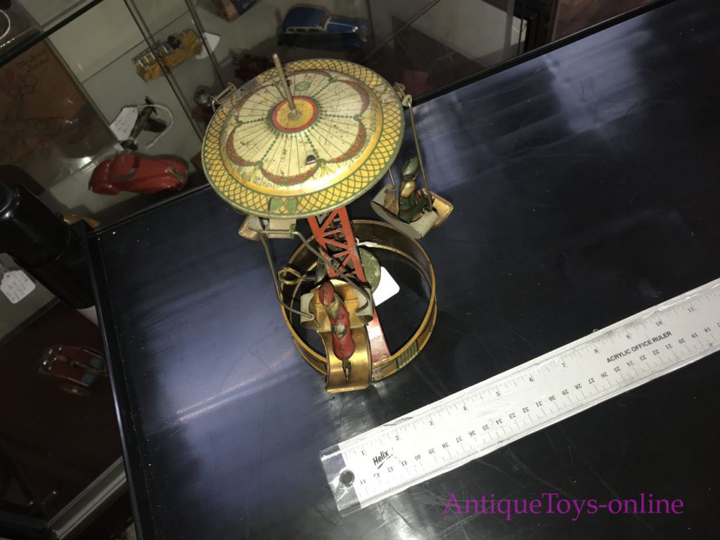 M&K Carousel Tin Windup Toy from Germany Old Toy *SOLD* – AntiqueToys ...
