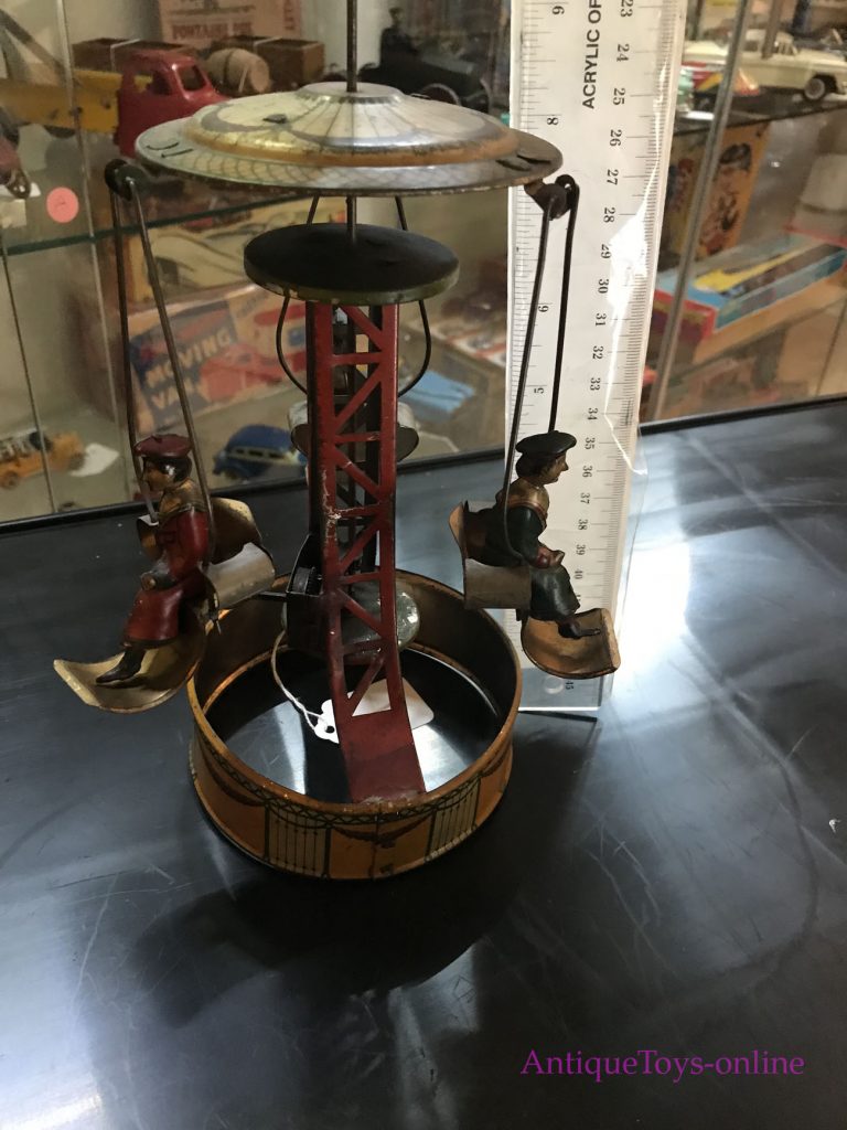 M&K Carousel Tin Windup Toy from Germany Old Toy *SOLD* – AntiqueToys ...