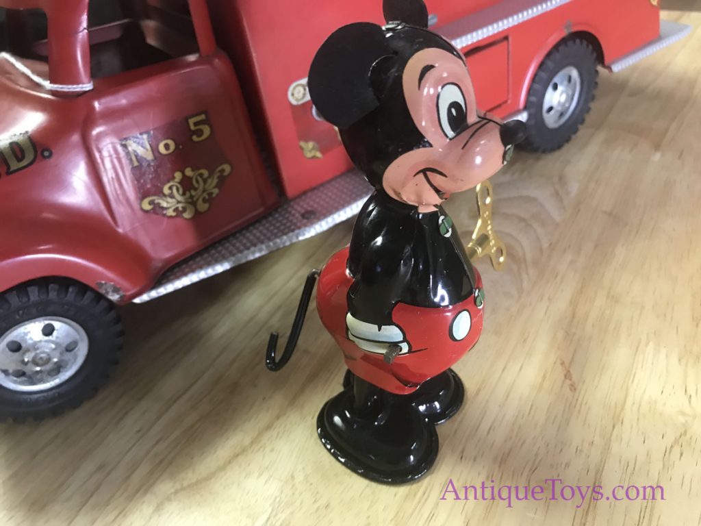 Mickey Mouse Windup Toy by Linemar *SOLD* - AntiqueToys.com - Antique ...