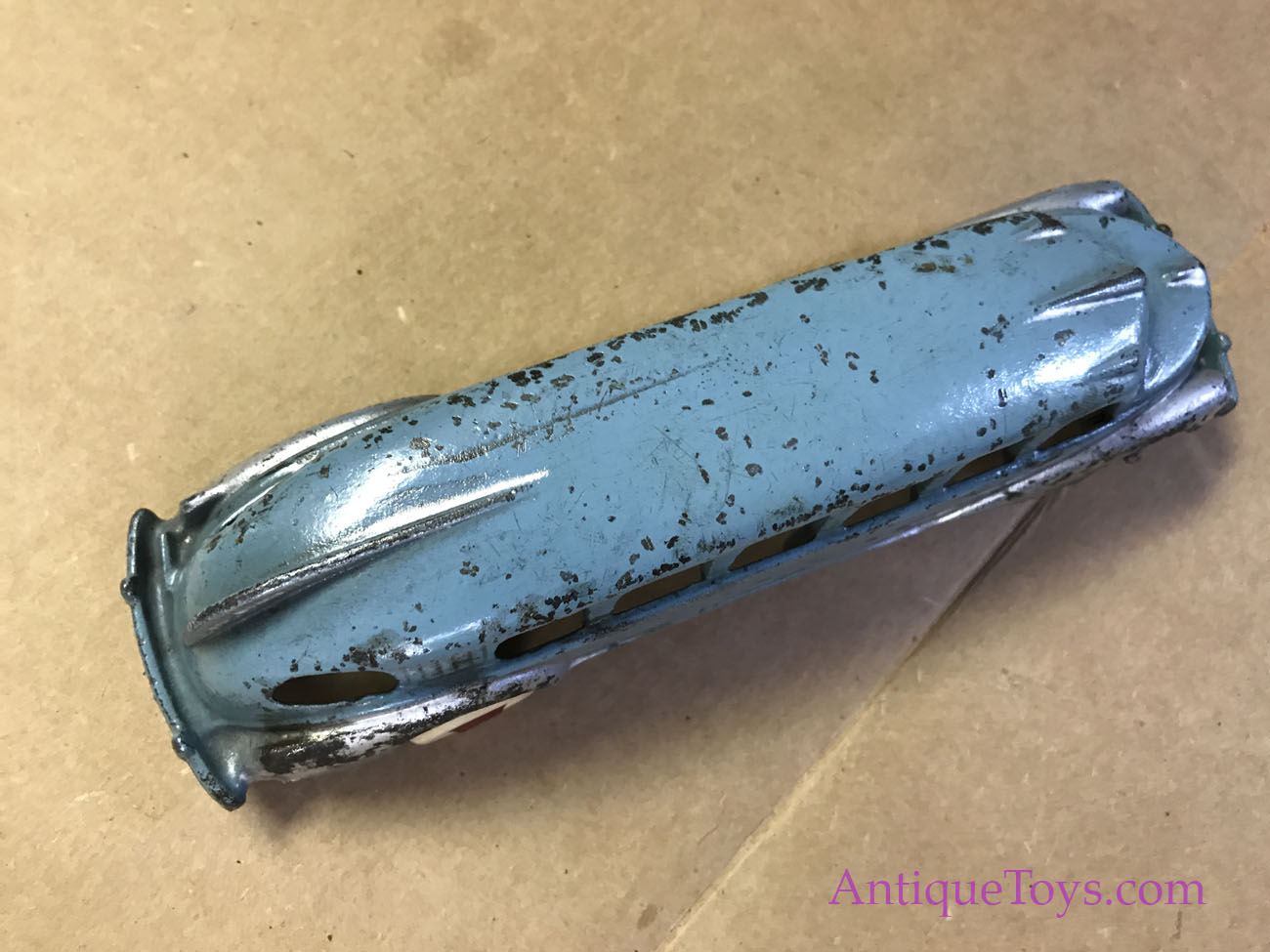 Hubley Streamliner Cast Iron Bus in Blue and Silver *SOLD ...