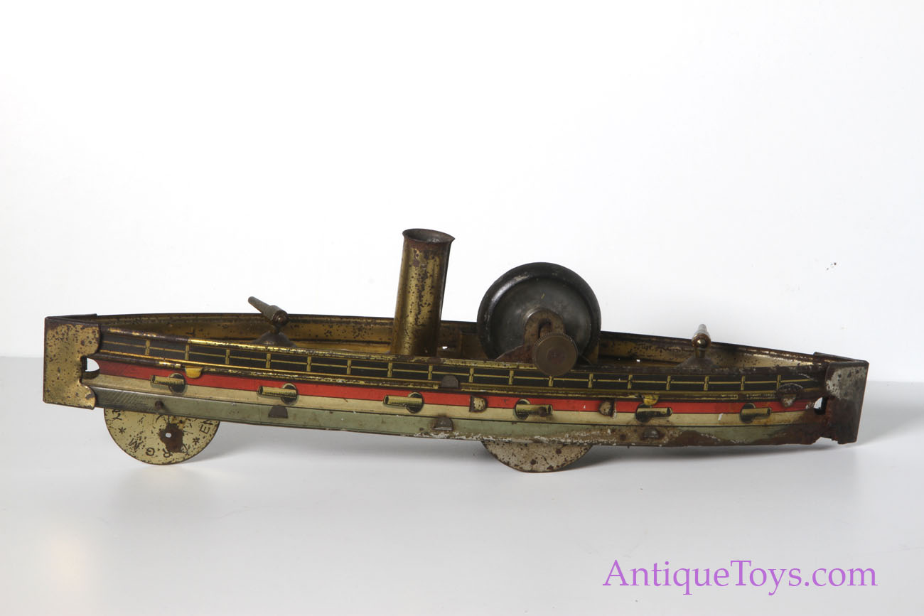 Carette Torpedo and Gunboat with Flywheel for Sale *SOLD* – AntiqueToys ...