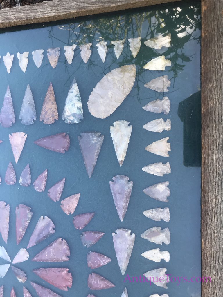 Framed & Matted North American Indian Arrowhead Collection from Robert ...