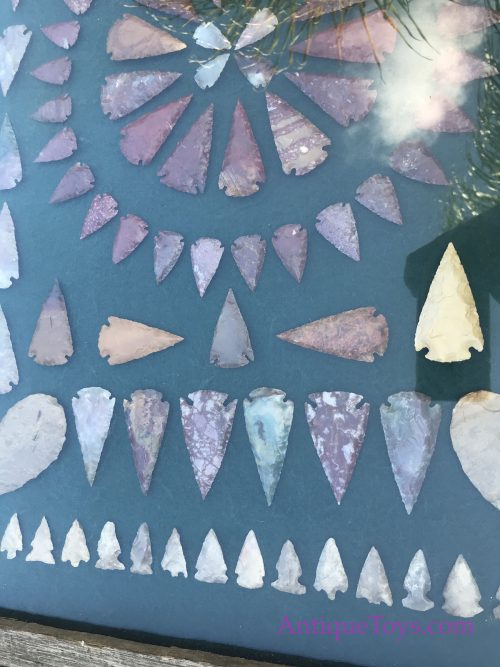 Framed & Matted North American Indian Arrowhead Collection from Robert ...