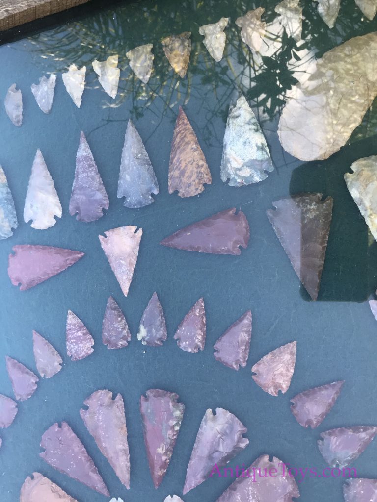 Framed & Matted North American Indian Arrowhead Collection from Robert ...