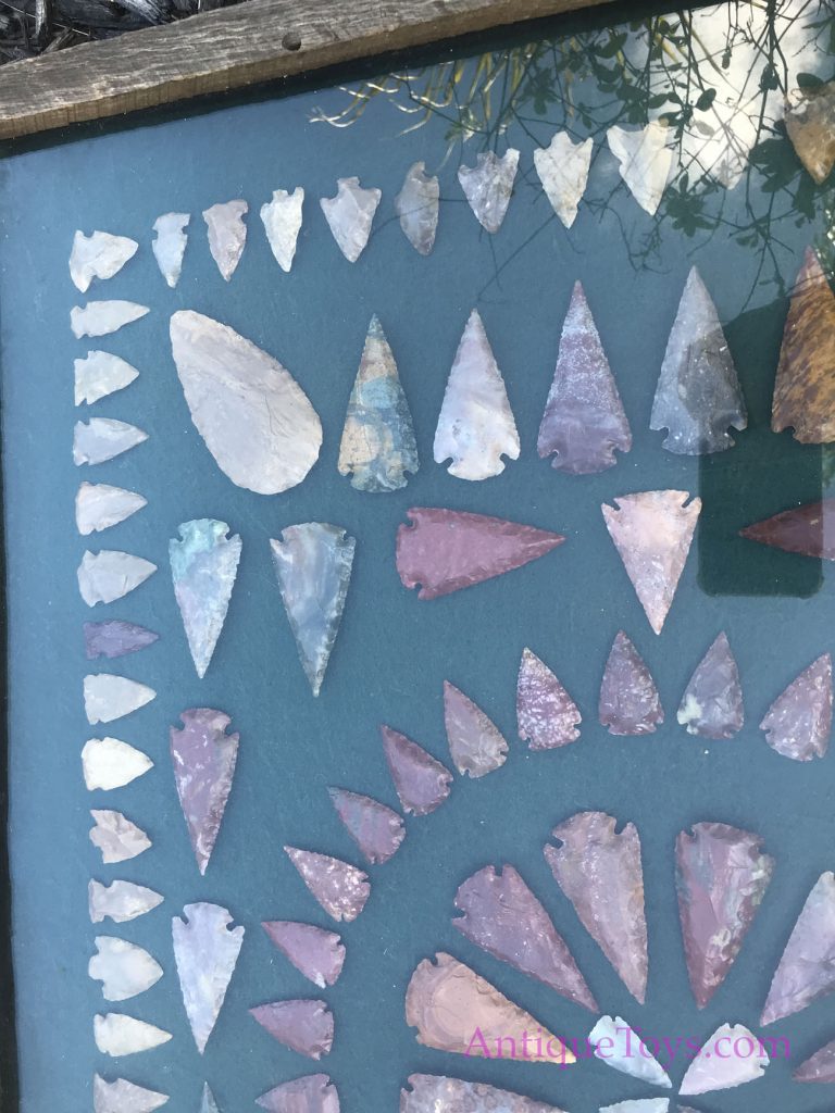 Framed & Matted North American Indian Arrowhead Collection from Robert ...