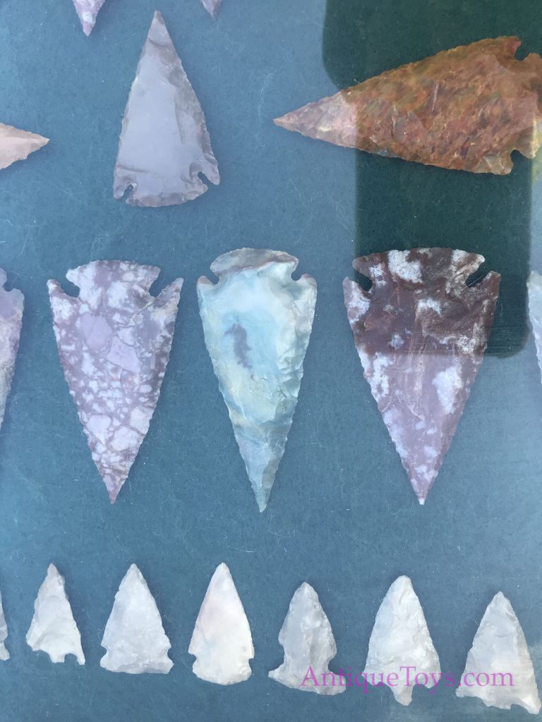 Framed & Matted North American Indian Arrowhead Collection from Robert ...