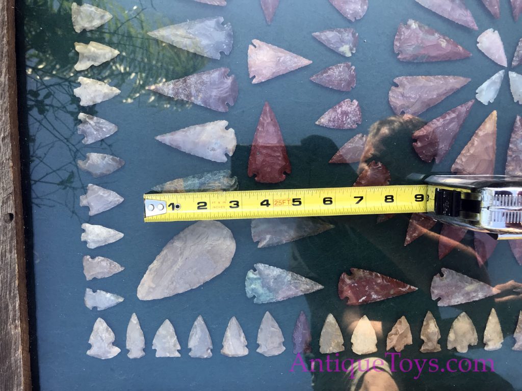 Framed & Matted North American Indian Arrowhead Collection from Robert ...