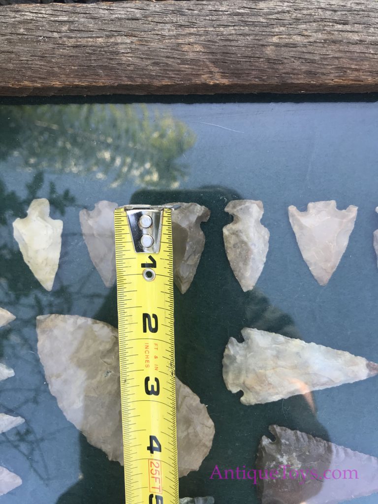 Framed & Matted North American Indian Arrowhead Collection from Robert ...