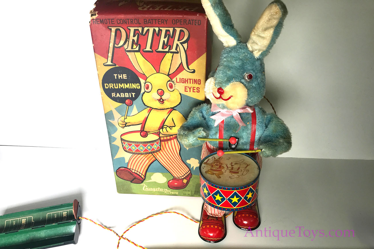 Cragstan Peter Rabbit Battery Operated Japanese Drummer Toy *SOLD ...