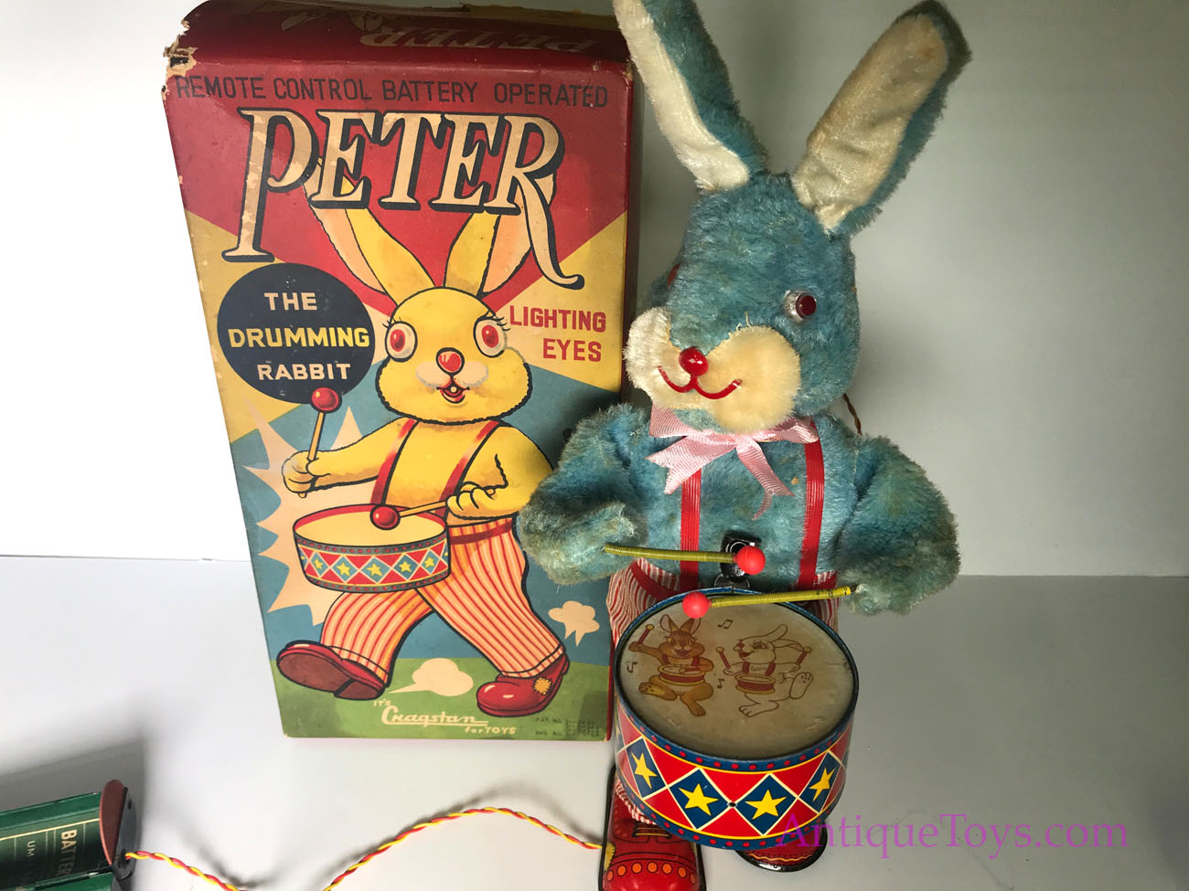 Cragstan Peter Rabbit Battery Operated Japanese Drummer Toy *SOLD ...