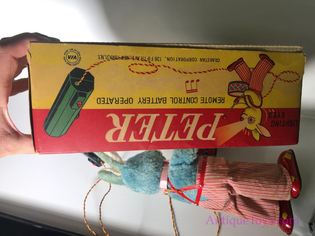 Cragstan Peter Rabbit Battery Operated Japanese Drummer Toy *SOLD ...