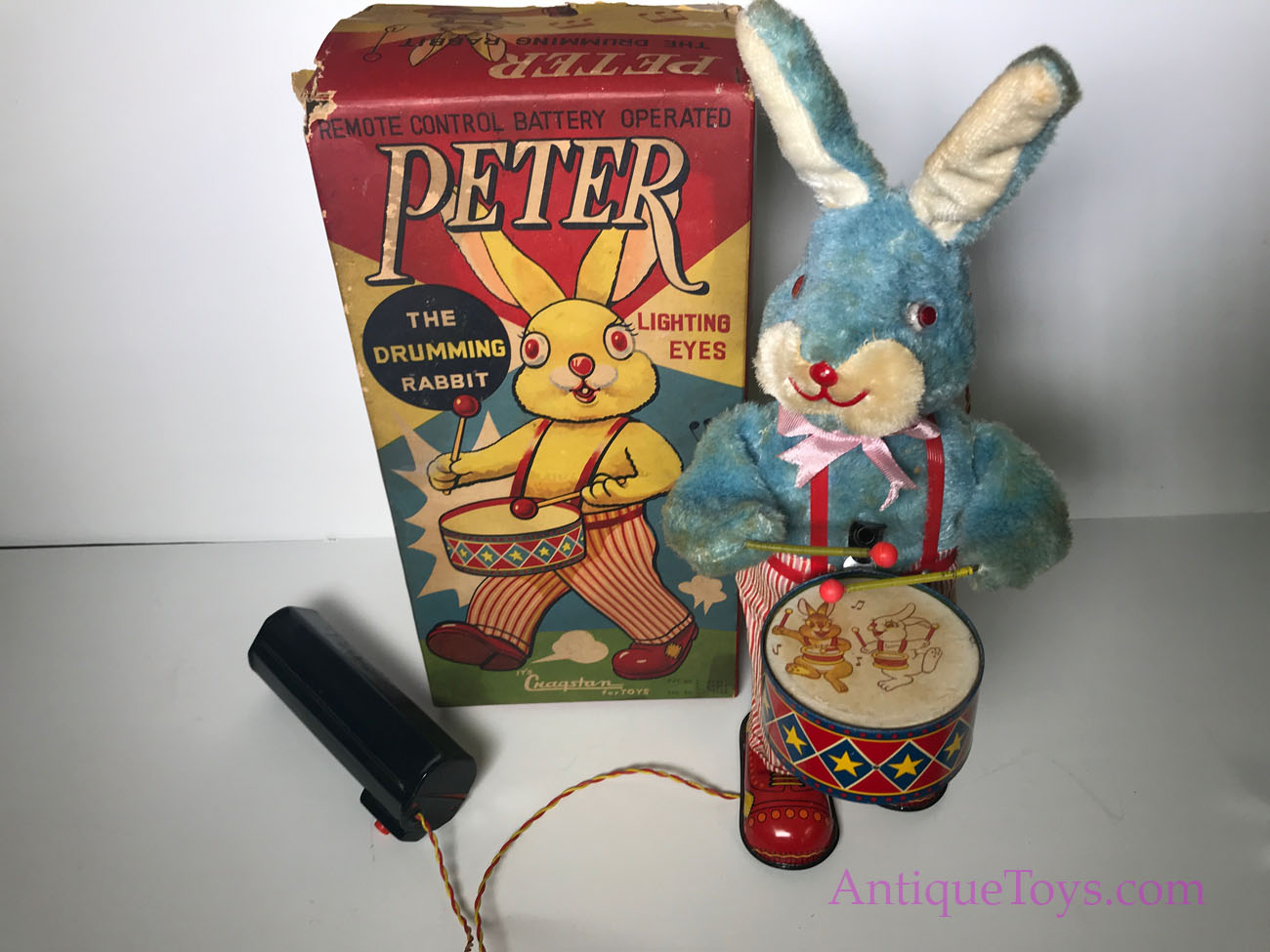 Cragstan Peter Rabbit Battery Operated Japanese Drummer Toy *SOLD ...