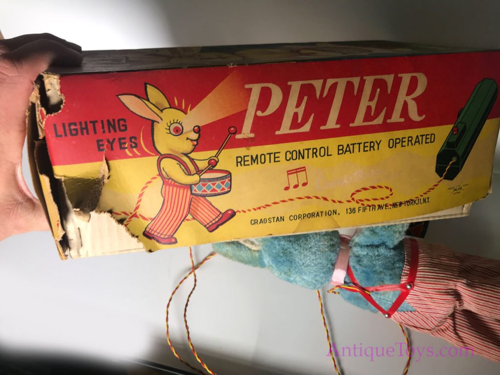 Cragstan Peter Rabbit Battery Operated Japanese Drummer Toy *SOLD ...