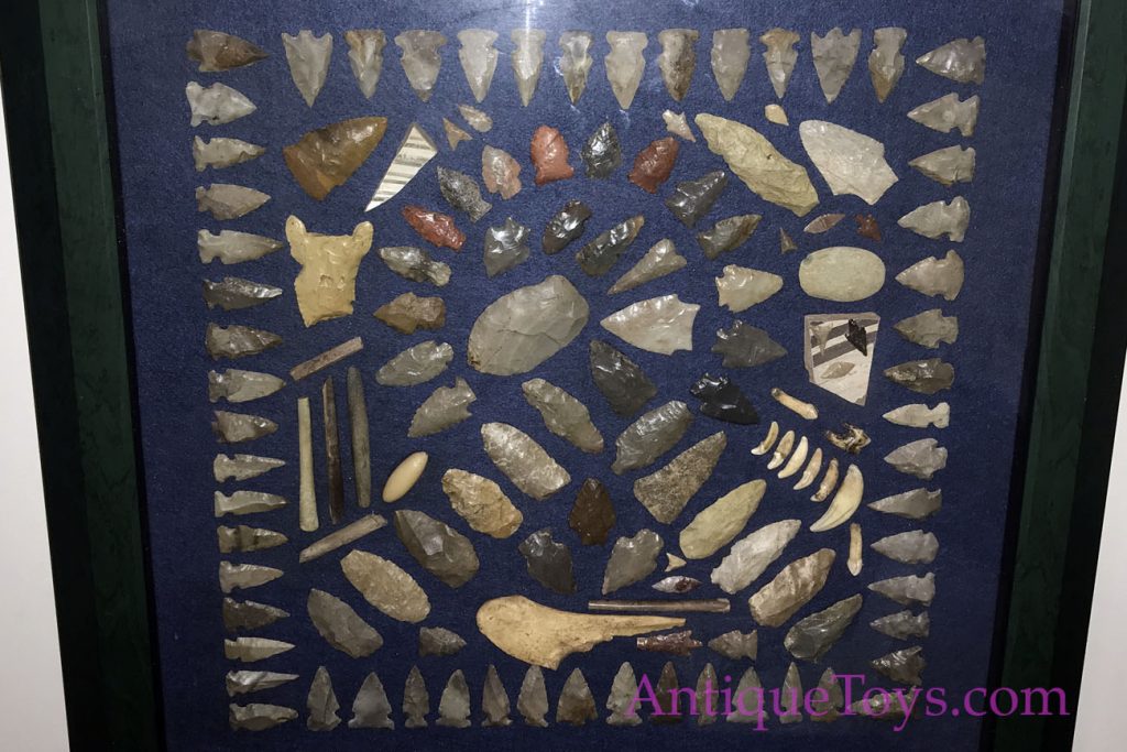 Framed & Matted North American Indian Arrowhead Collection from Robert ...