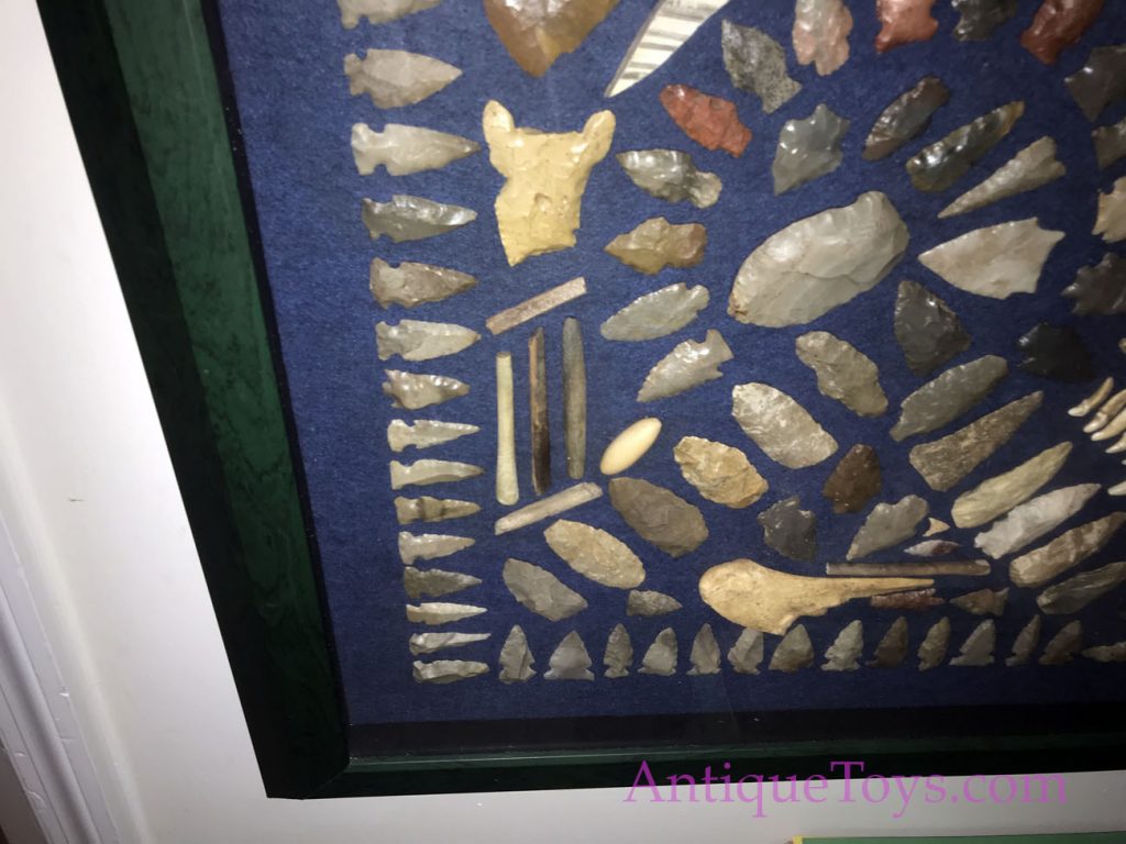 Framed & Matted North American Indian Arrowhead Collection from Robert ...