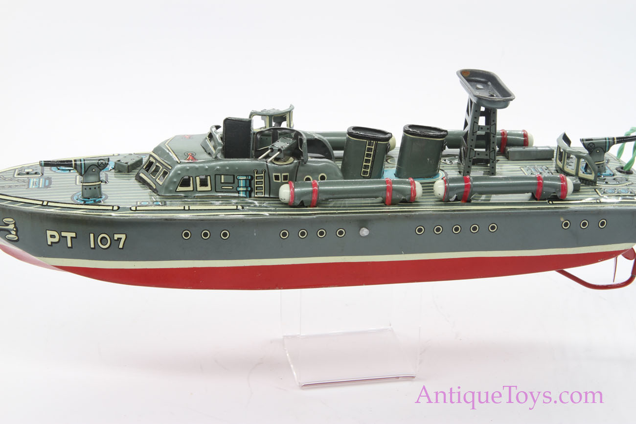PT-107-tin-japanese-boat01 – AntiqueToys.com – Antique Toys for Sale
