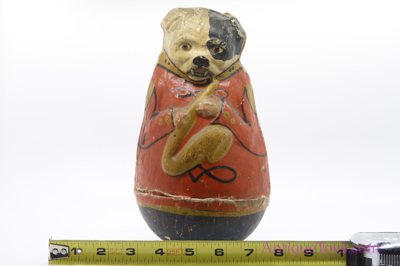Schoenhut Roly-Poly Jazz Dog. Antique Paper Mâché *SOLD* – AntiqueToys ...