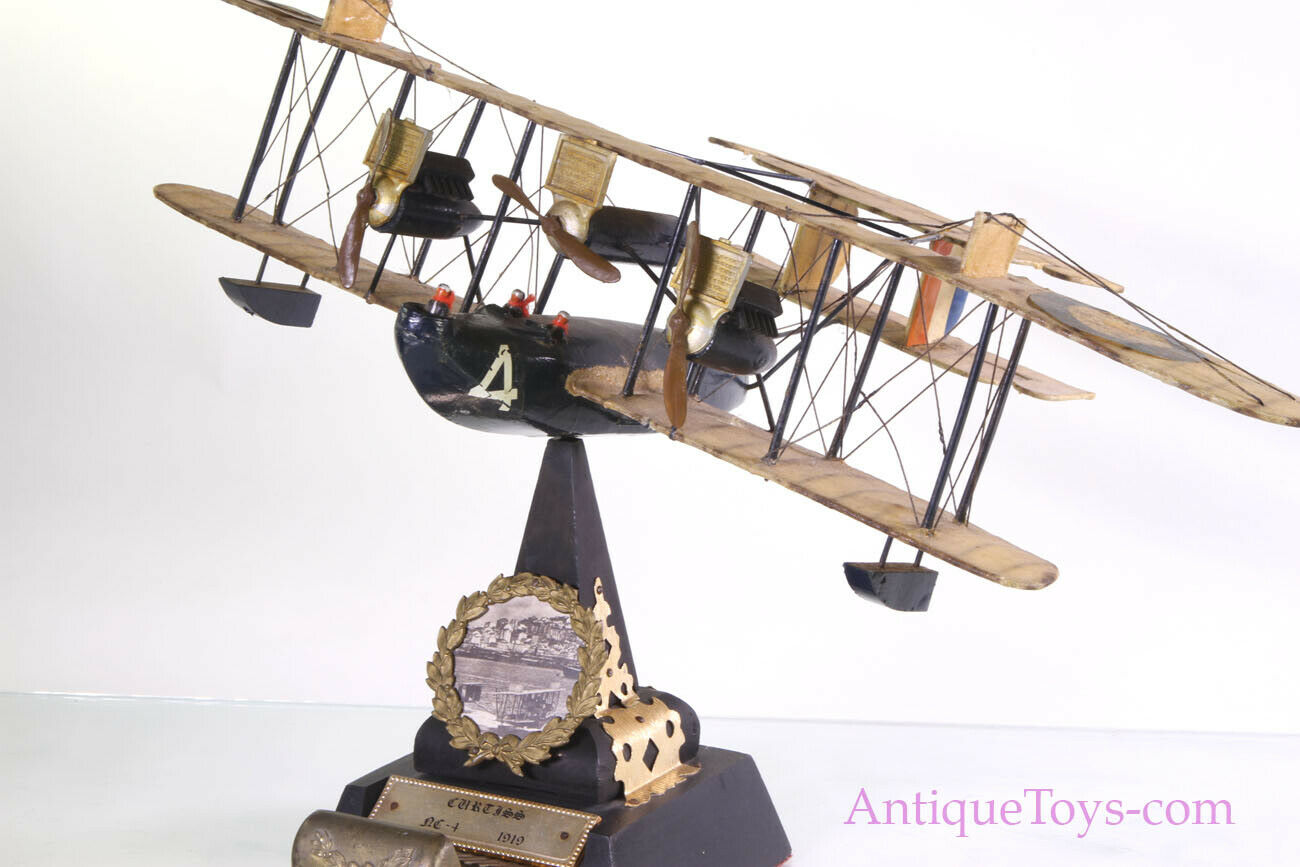 Curtiss NC-4 Factory Desktop Model Seaplane Wooden and Hand Made ...