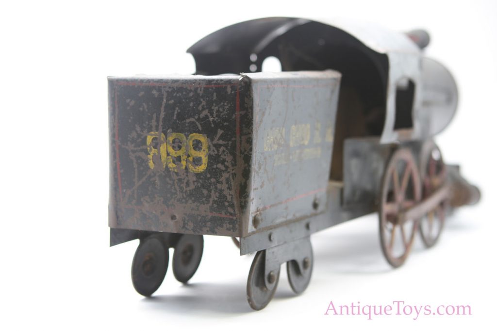 Choo Choo R.R. Pressed Steel Train Toy *SOLD* – AntiqueToys.com ...