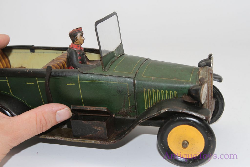 Rare Gebrüder Bing Open Top Tin Hand Painted & Lithographed Limousine ...