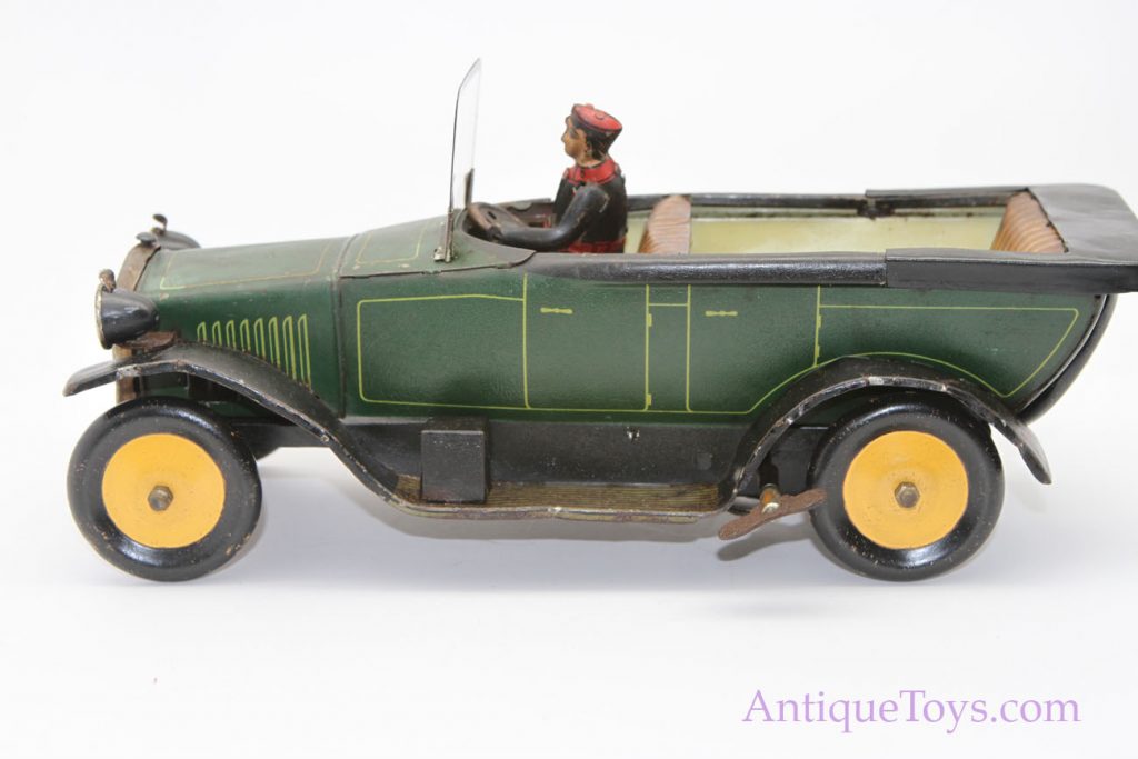 Rare Gebrüder Bing Open Top Tin Hand Painted & Lithographed Limousine ...