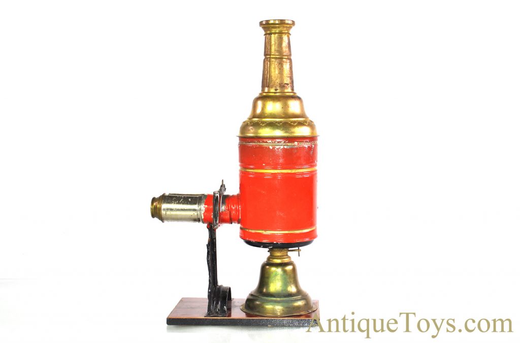 Antique ca. 1901 Metz & Duncker German Tin & Brass Oil Lamp Magic ...