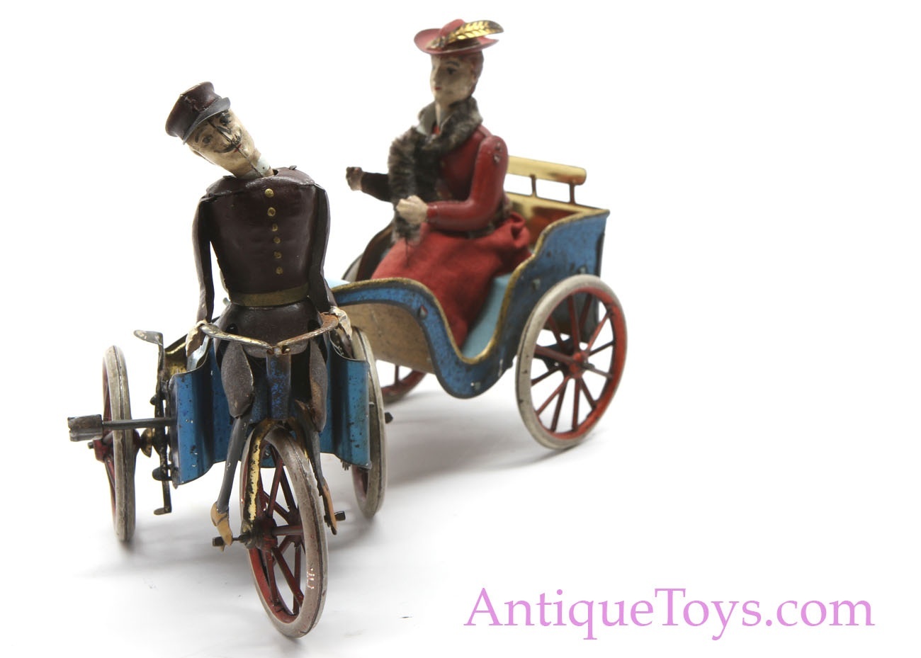 Lehmann Anxious Bride Tin Windup Toy *SOLD* – AntiqueToys.com – Antique ...