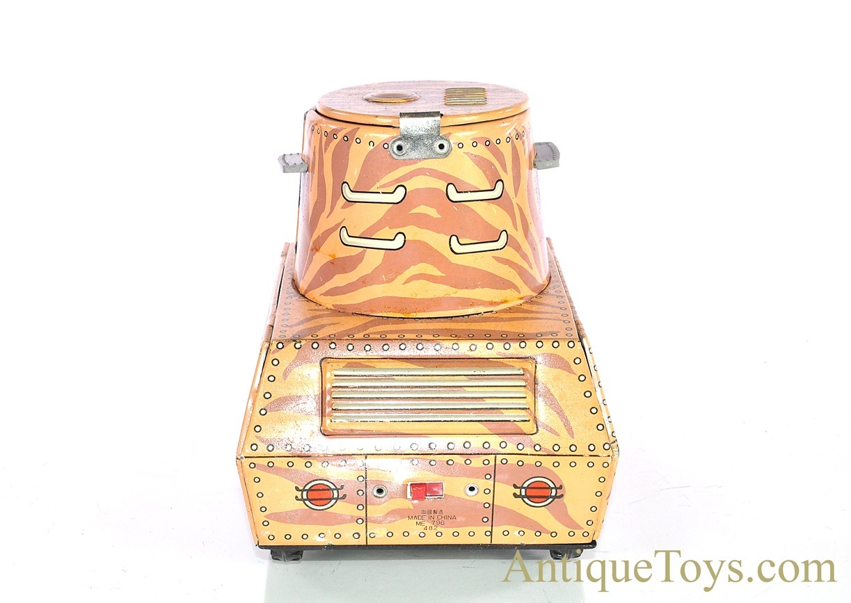 Vintage ca. 1970’s Chinese Battery Operated Tin Lithographed “Armoured ...