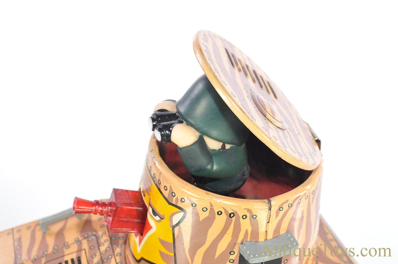 Vintage ca. 1970’s Chinese Battery Operated Tin Lithographed “Armoured ...