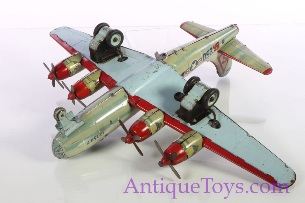 Yonezawa Toys (Y) B-29 Bomber Toy Japanese Tin *SOLD* – AntiqueToys.com ...