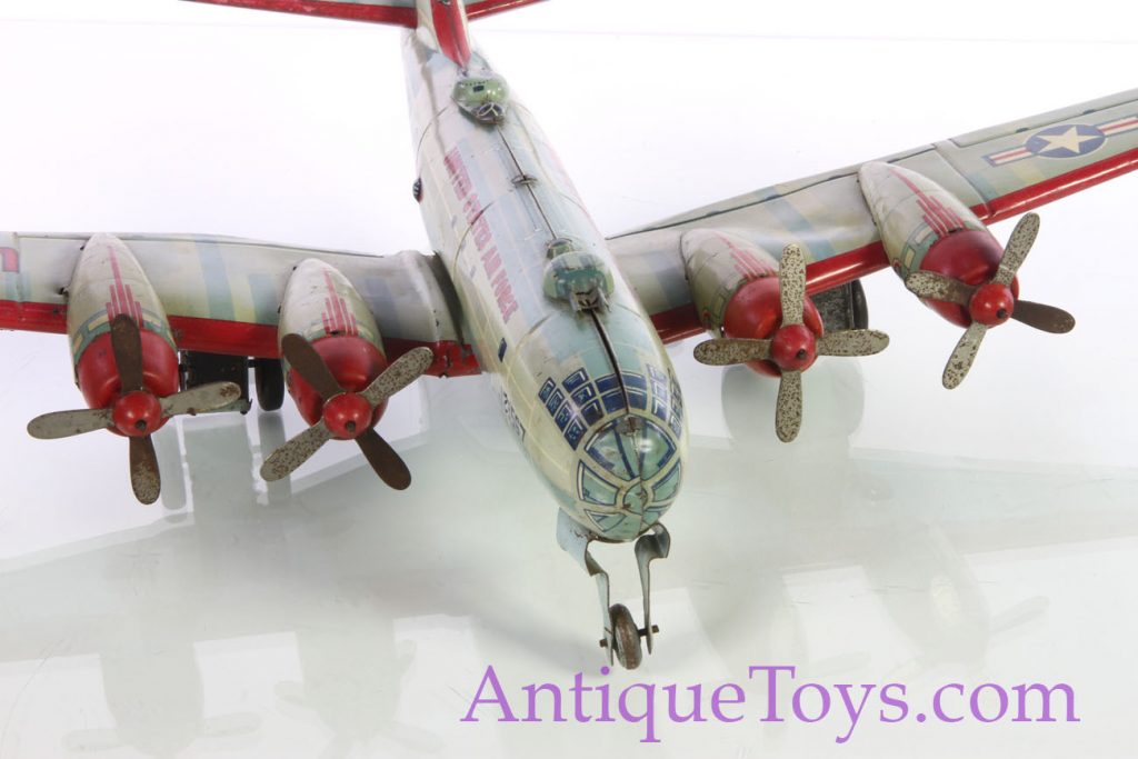 Yonezawa Toys (Y) B-29 Bomber Toy Japanese Tin *SOLD* – AntiqueToys.com ...