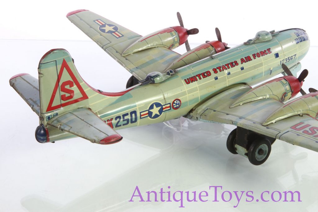 Yonezawa Toys (Y) B-29 Bomber Toy Japanese Tin *SOLD* – AntiqueToys.com ...